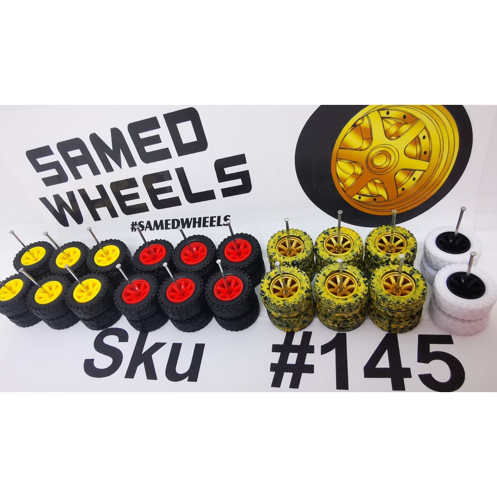 10 Set ECO Offroad Samed Wheels 7 Spoke Color Mix