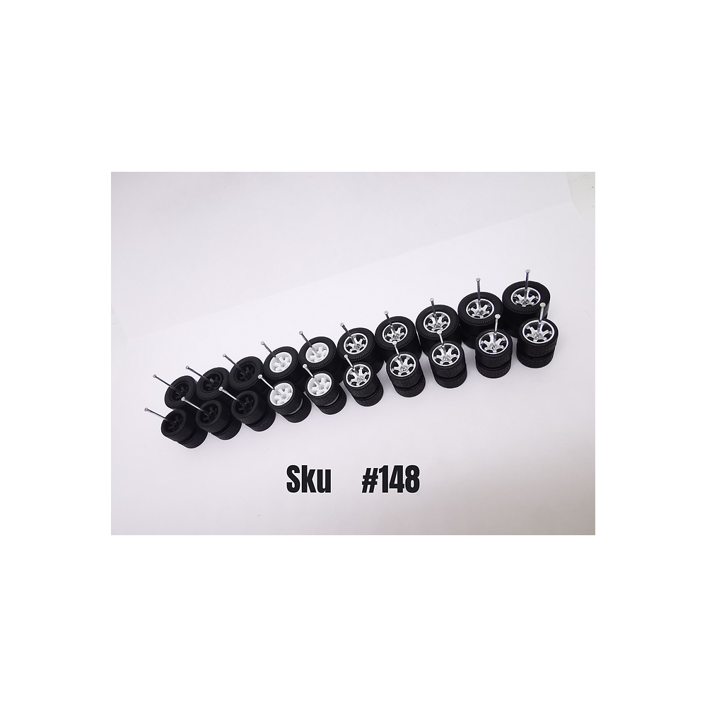 10 Set ECO Dragster 10/12 Samed Wheels K-Wheel Color Mix